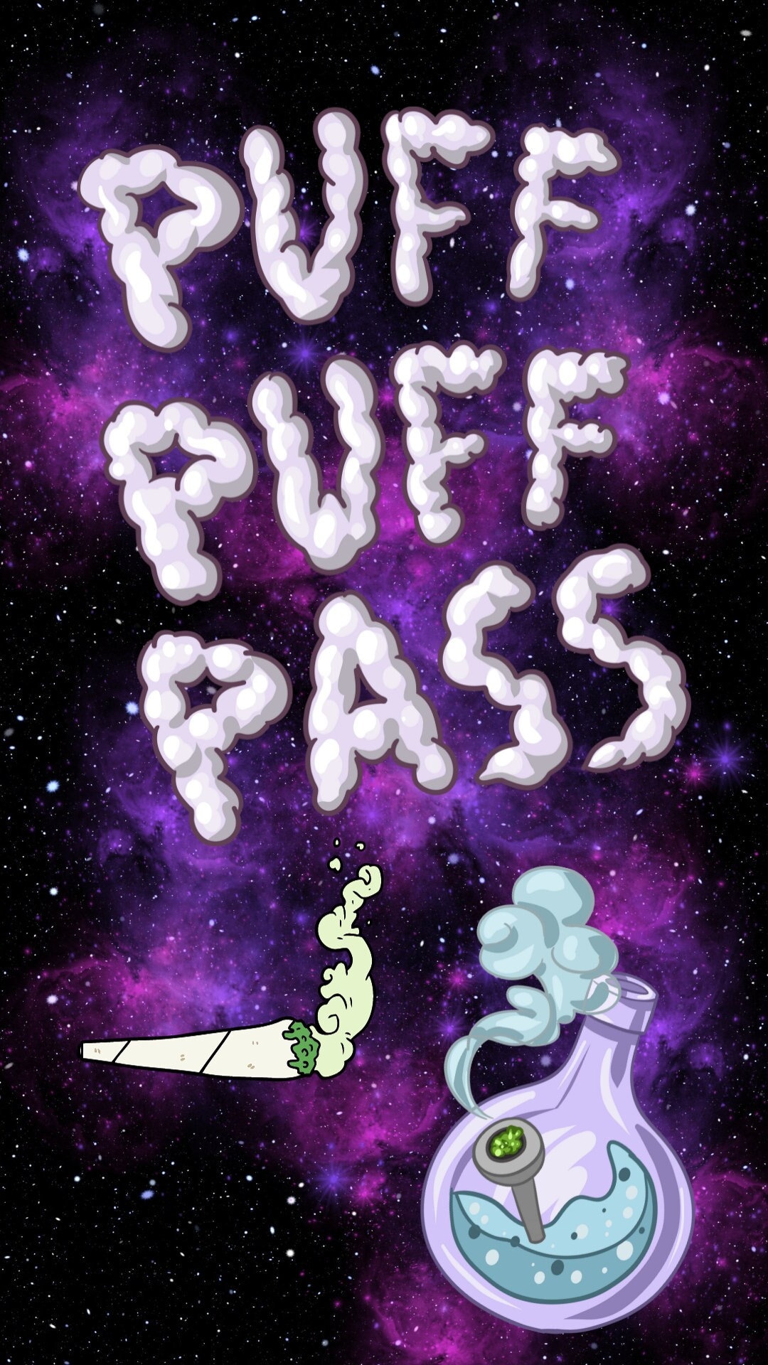 Puff Puff Pass Wallpaper - Etsy
