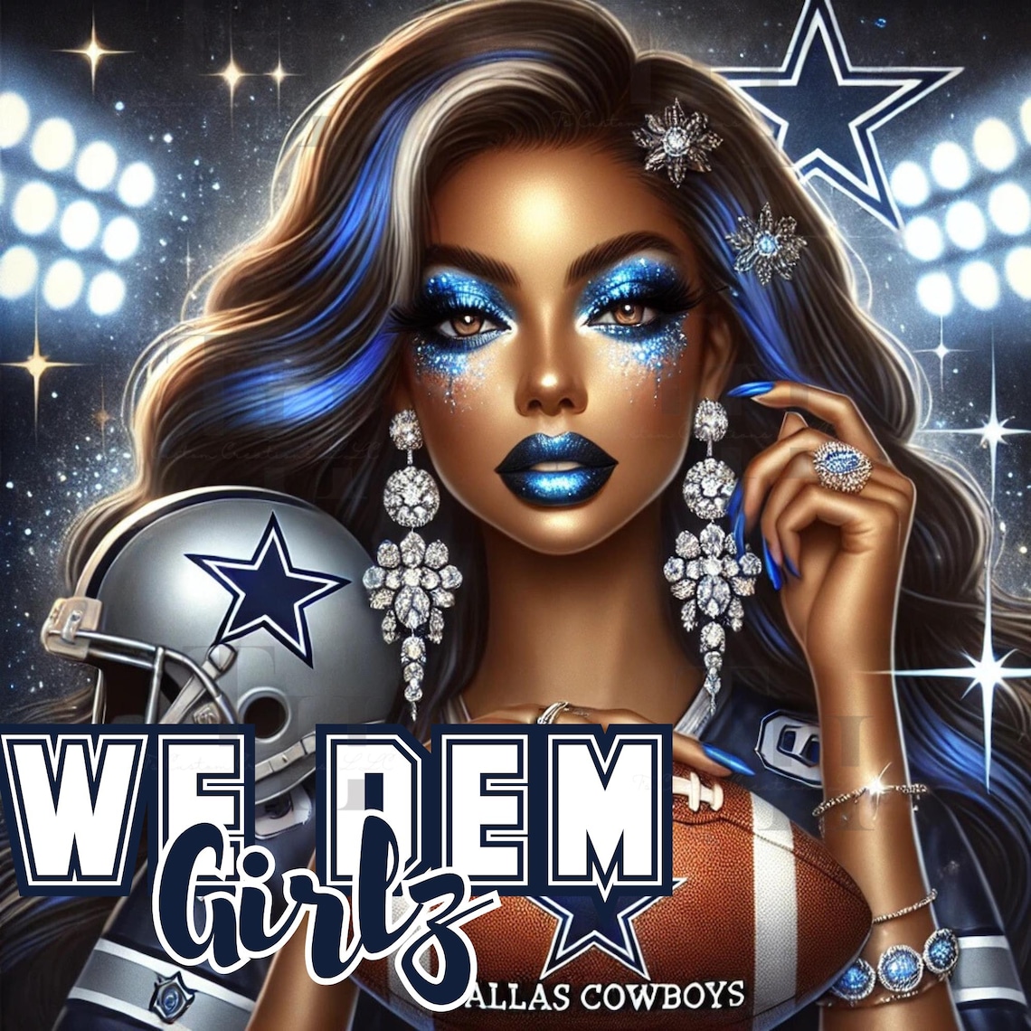 Dallas Cowboys Girl Design: Customizable T-shirt, Mugs (digital ...