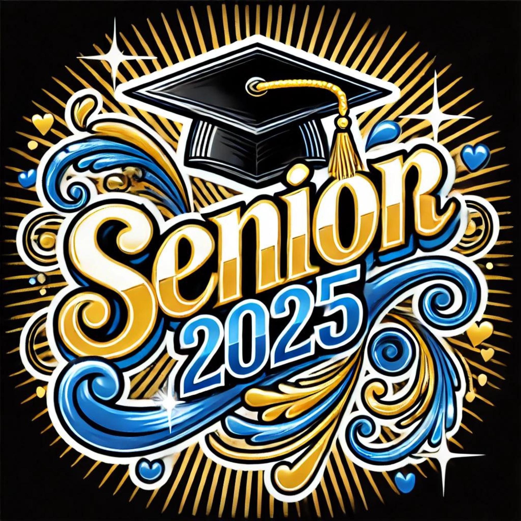 Senior 2025 Bundle Template - Etsy