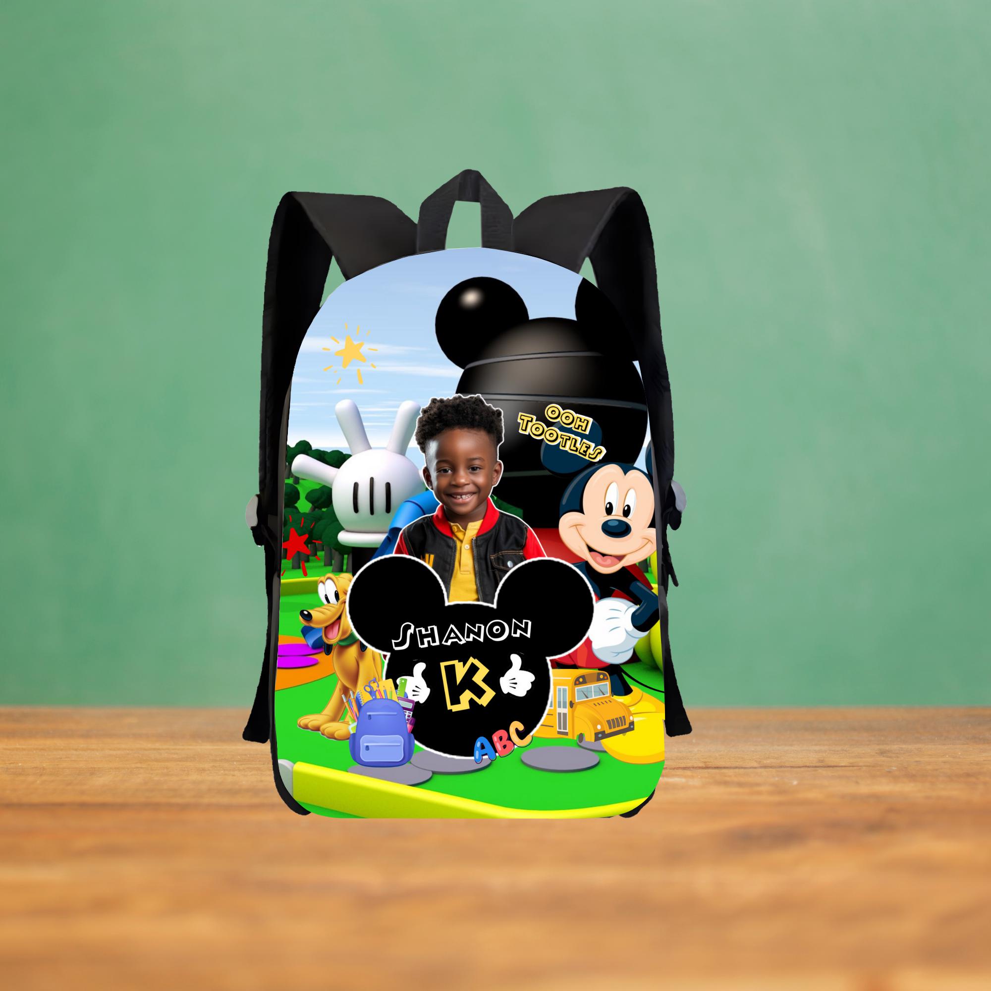 Back to School Mickey Editable Template - Etsy