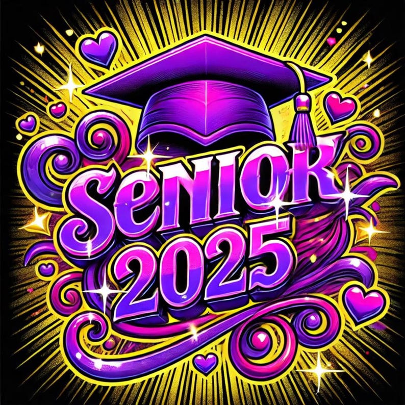 Senior 2025 Bundle Template - Etsy