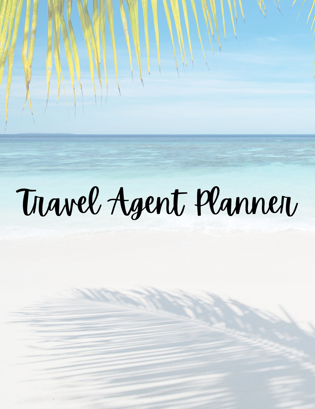 Editable Travel Agent Planner - Etsy