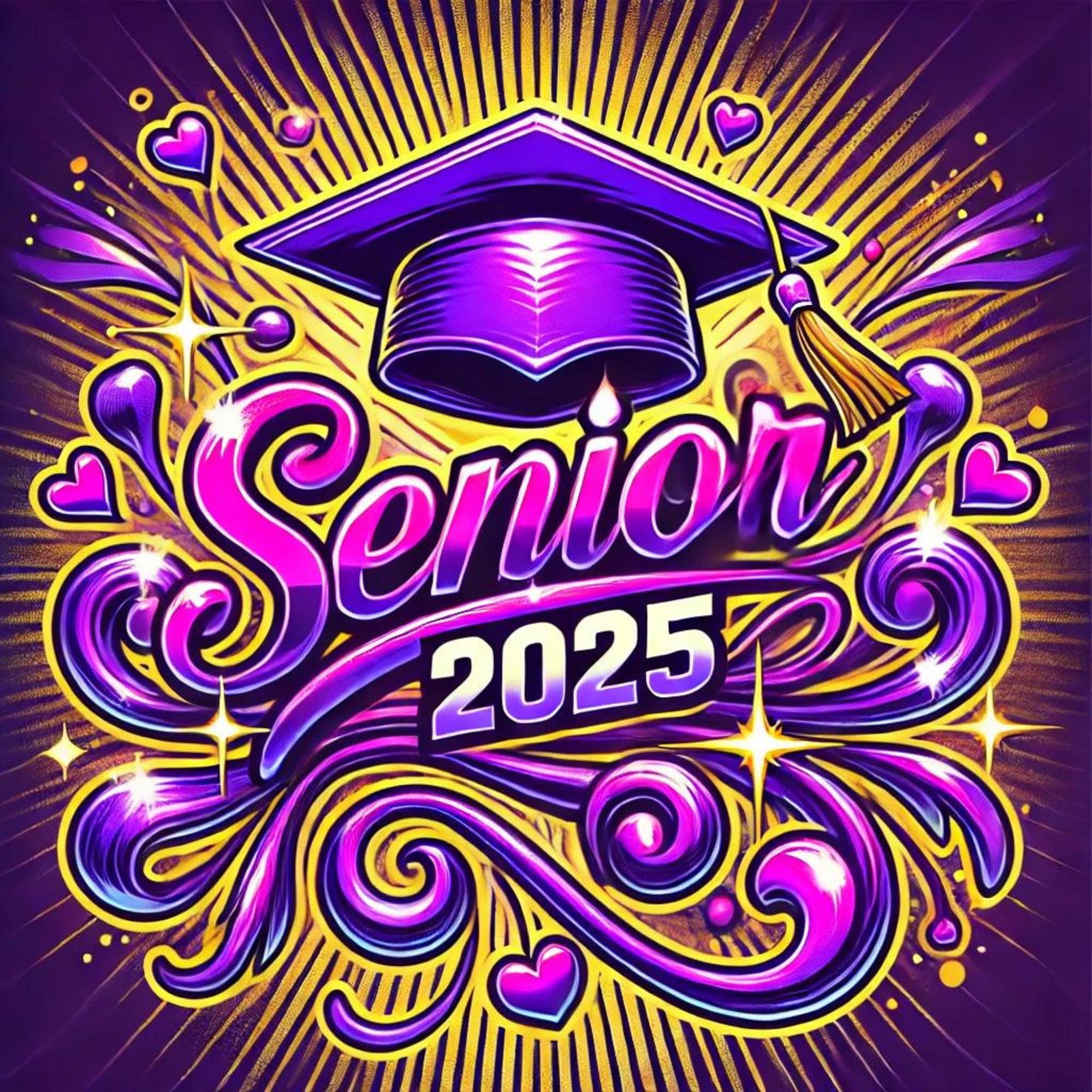 Senior 2025 Bundle Template - Etsy