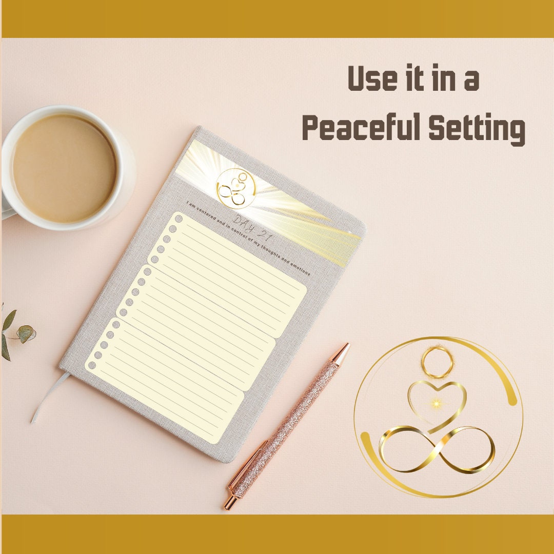 Grounding Technique Journal for Anxiety Relief Personal Growth Practice ...