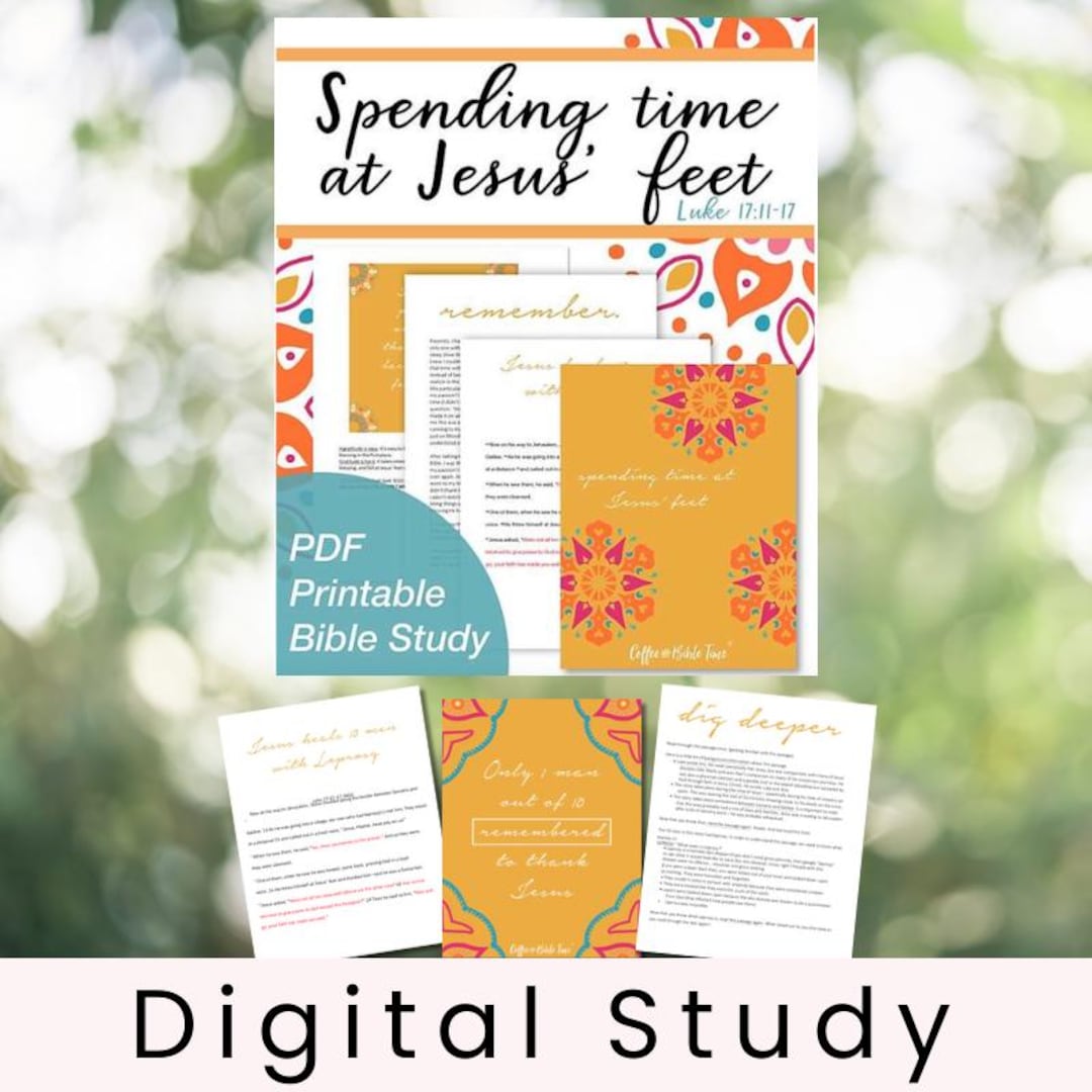 Spending Time at Jesus' Feet Digital Download - Bible Study Download ...