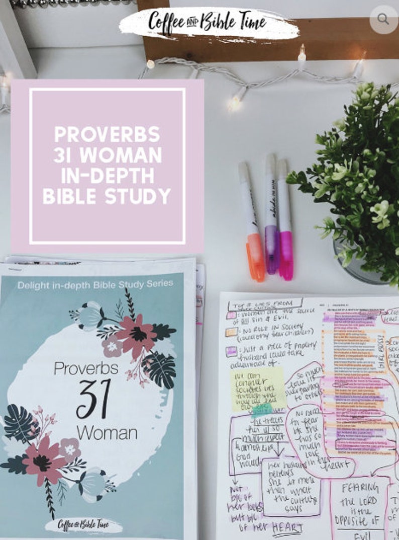 Proverbs 31 In-depth Bible Study Guide Printable - Etsy