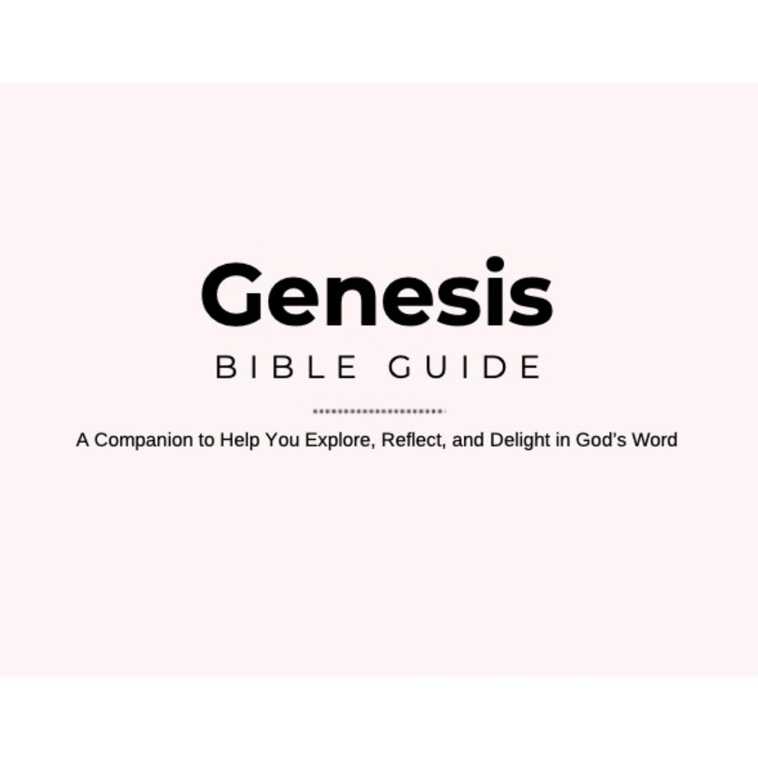 Genesis Bible Workbook Digital Download - Bible Study PDF - Etsy