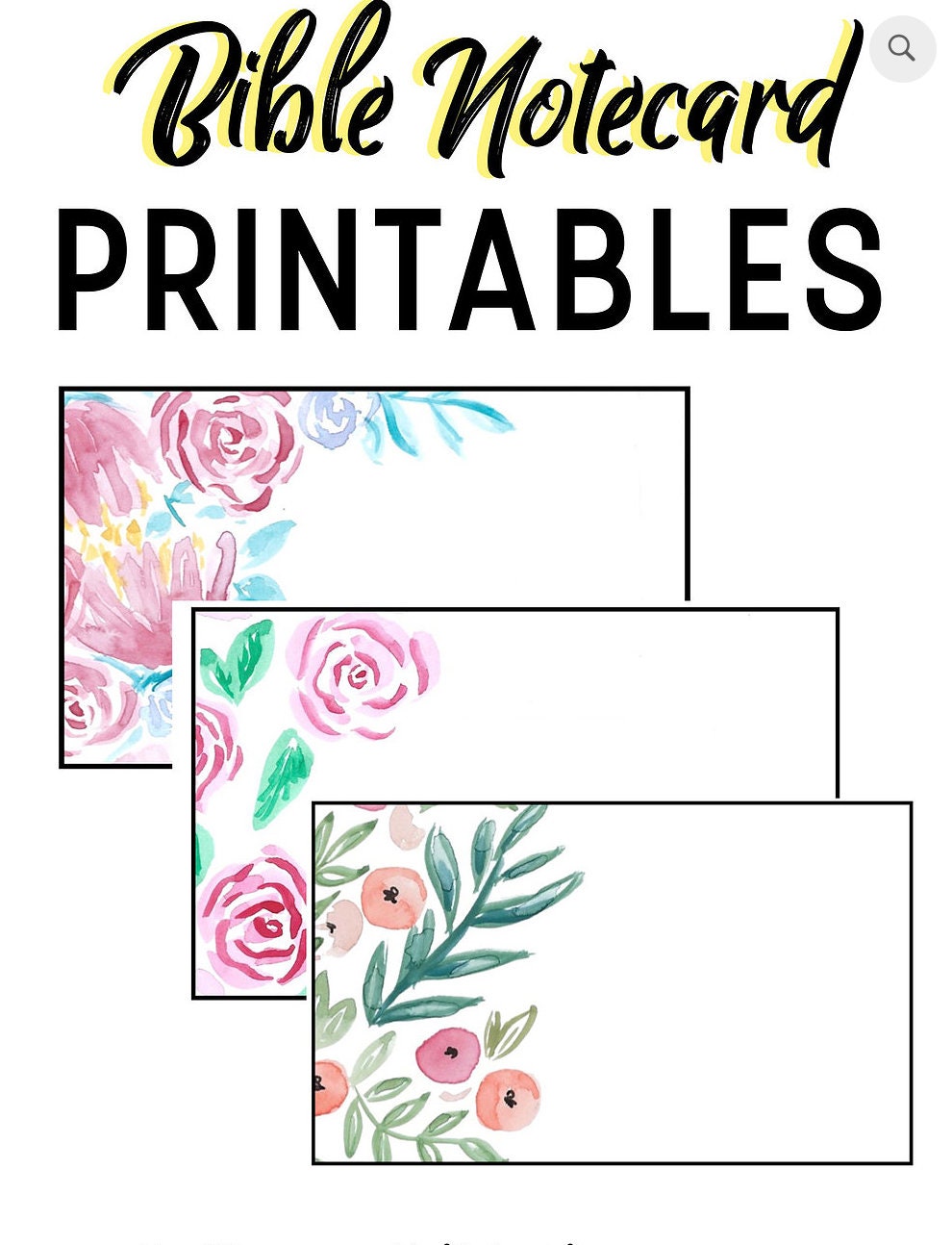 Bible Notecards Printable - Etsy