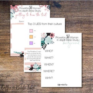 Proverbs 31 In-depth Bible Study Guide Printable - Etsy