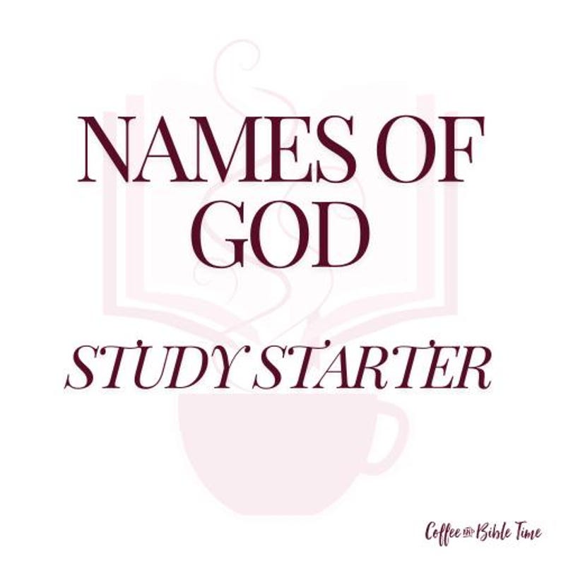 Names of God: Study Starter - Etsy