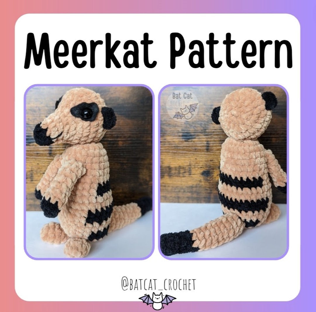 Meerkat Crochet PATTERN, Amigurumi Pattern, Crochet African Animal ...