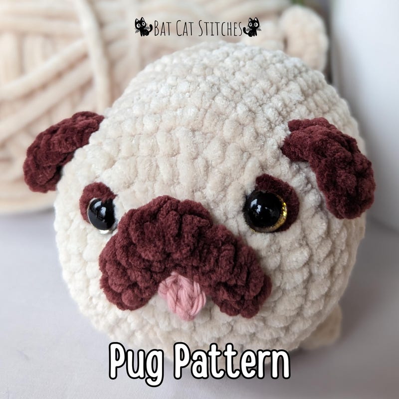 Crochet Pug - Etsy