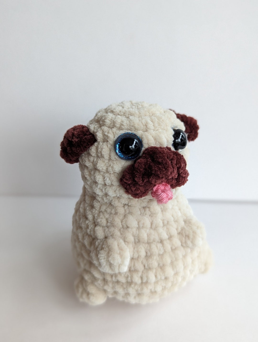 Pug Plushie, Cute Pug, Handmade Toy, Crochet Gift - Etsy