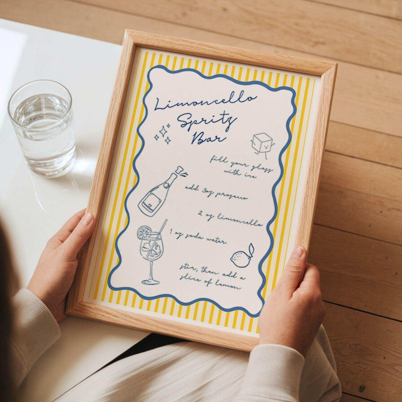 Limoncello Spritz Bar Sign Template, Editable Spritz Station Sign ...