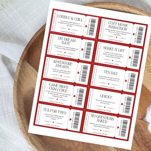 Editable Valentine Love Coupon Canva, Romantic Coupon for Him, Custom ...