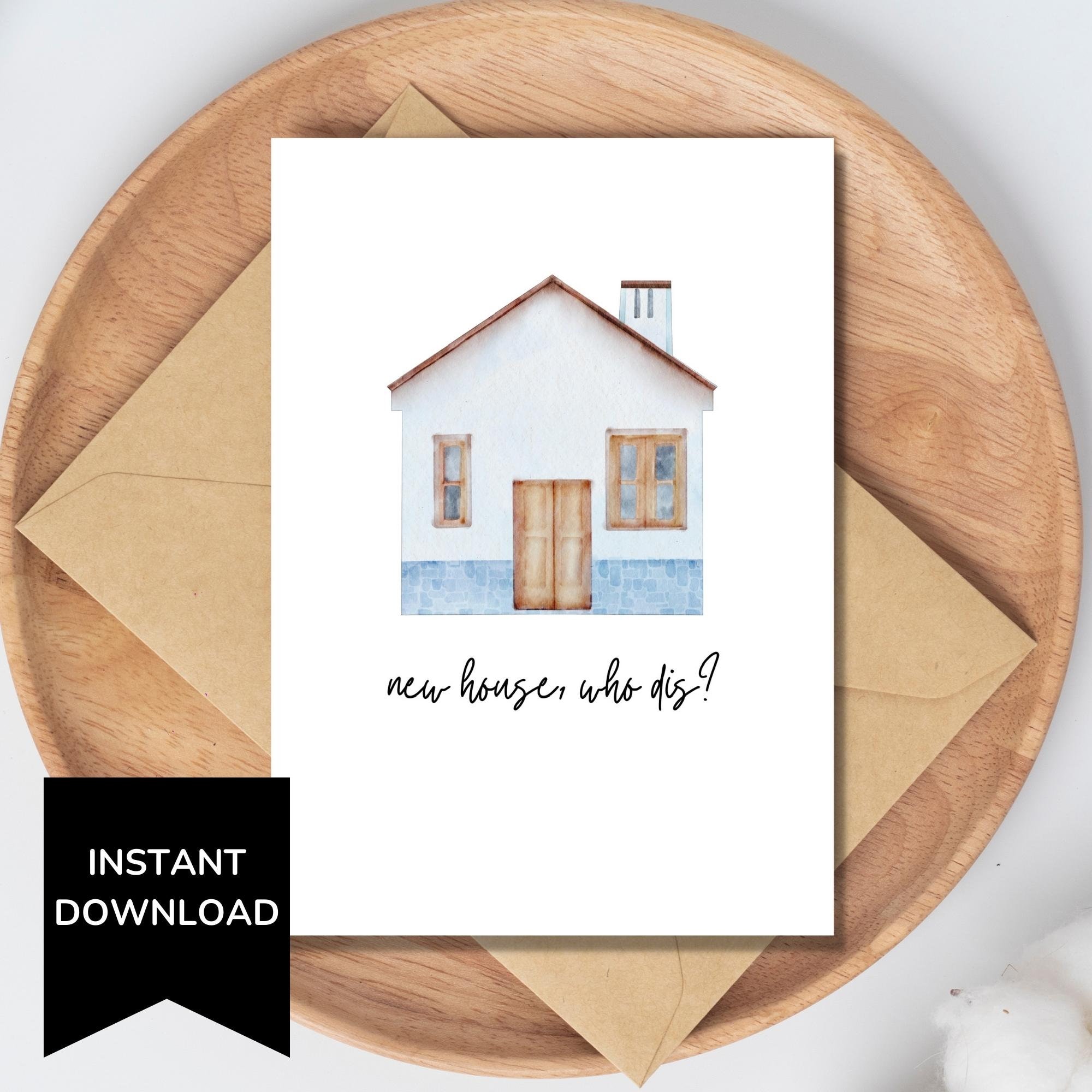 Funny Housewarming Card Printable New Homeowner Home - Etsy