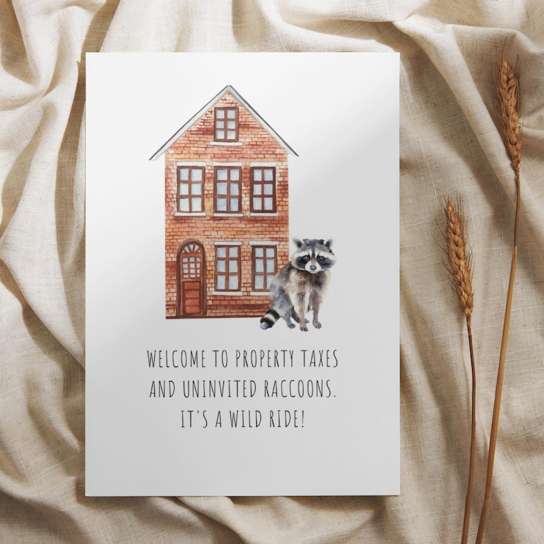 Funny New Home Card Printable, New Homeowner Card PDF, Funny ...