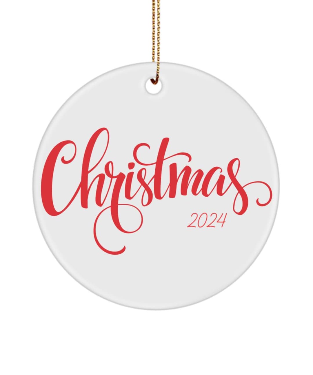 2024 Christmas Ornament, Gift Idea First Christmas Family Friends ...