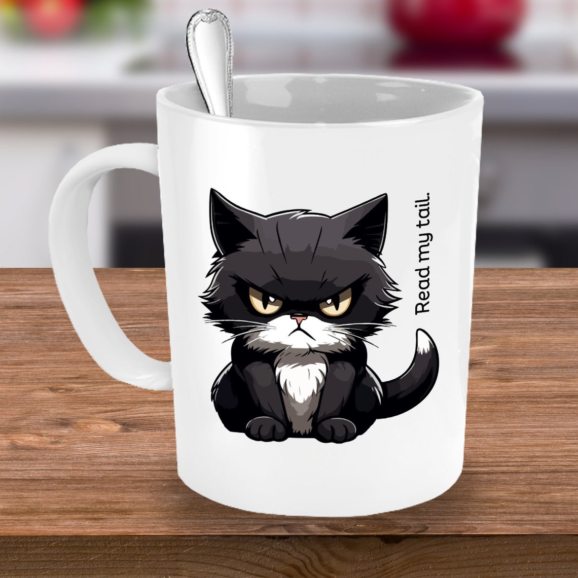 Funny Cat Mugs, Attitudes Show, Gift Idea Mom Birthday, Cat Lover's ...