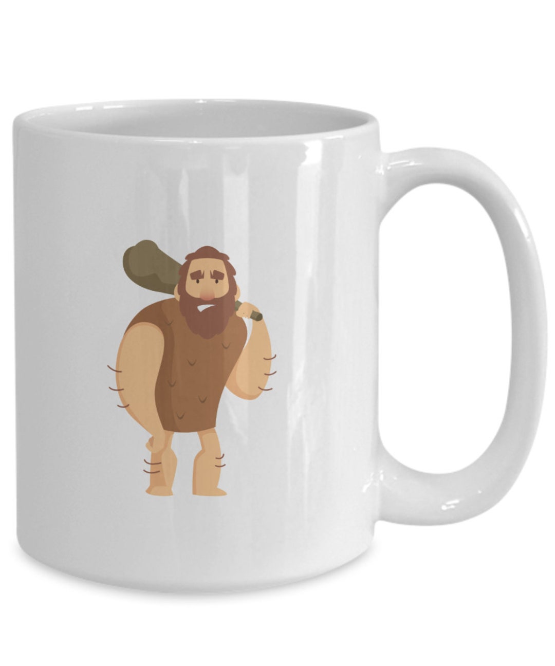 Rock Ages Caveman Husband Dad Mug, Great Funny Wedding or Gag Gift Idea ...