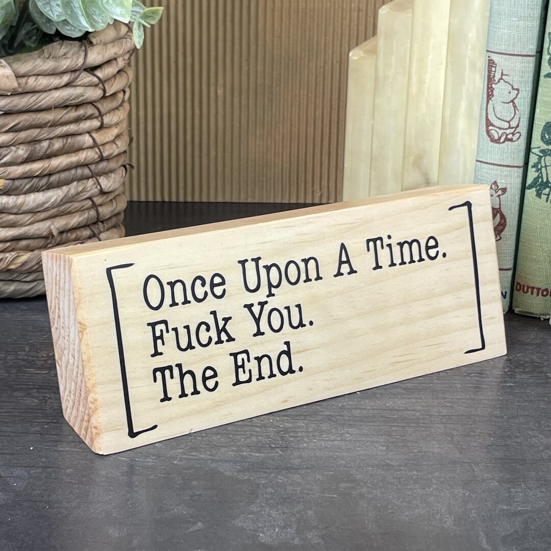 Adult Humor Sign, X-rated Words, Ships Same Day, Wood Block Desktop ...