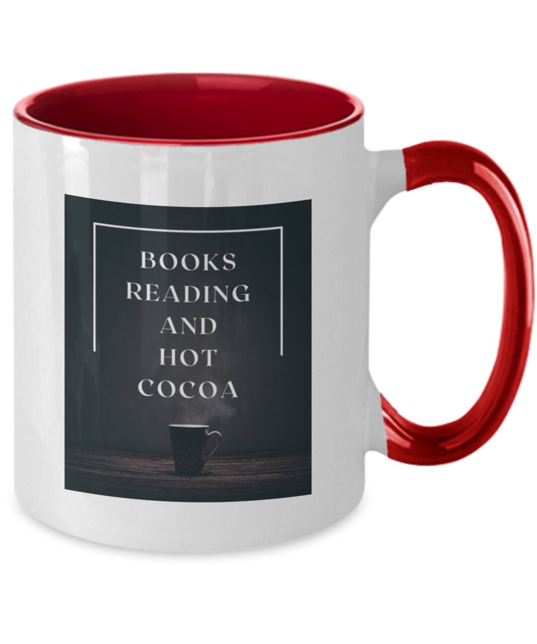 Reading Hot Cocoa Mug Bible Reading Christian Gift Two-tone - Etsy