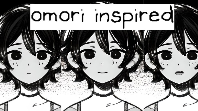 Omori Inspired Unisex PNGTUBER - Etsy