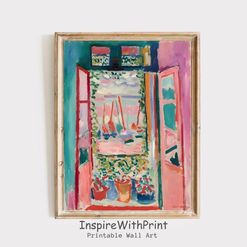 Henri Matisse Landscape Print Set of 3, Colorful Abstract Landsacpe ...