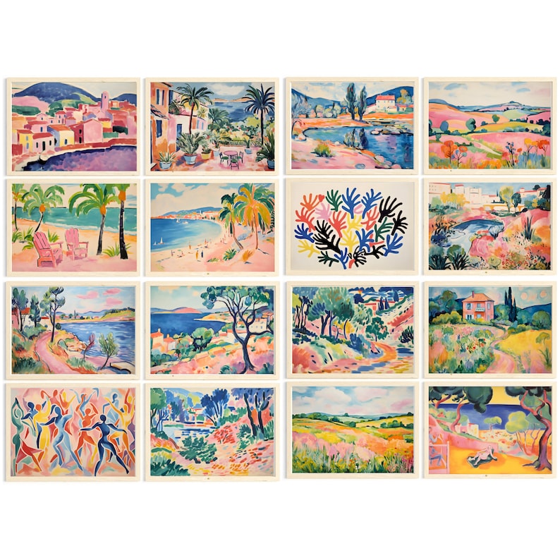 Henri Matisse Wallart Print, Gallery Bundle Set of 40 Digital Download ...
