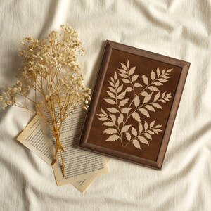 Botanical Leaves Printable Boho Wall Art, Neutral Leaf Print, Rustic ...