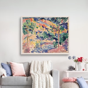 Matisse Landscape Painting, Digital Download Colorful Landscape, Henri ...