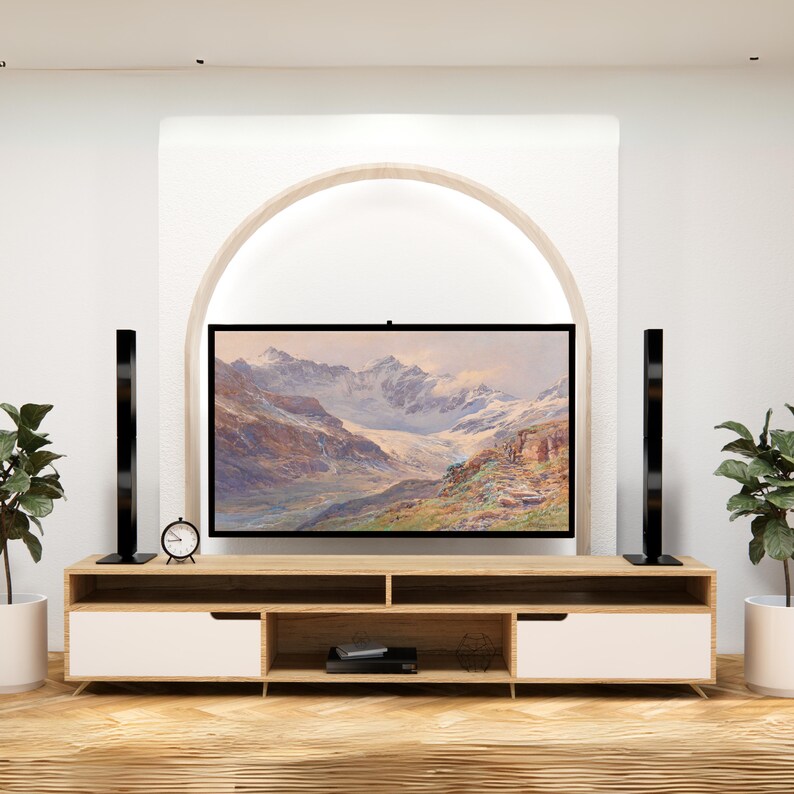 Rustic Landscape TV Art Bundle Set of 12 , Vintage Landscape Art for ...