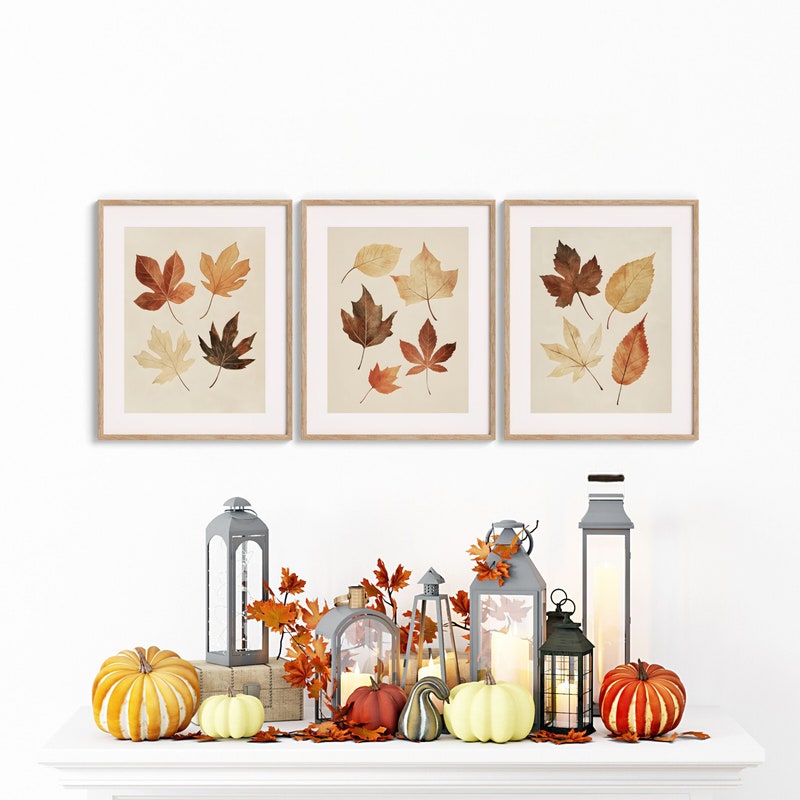 Fall Leaves Print - Etsy