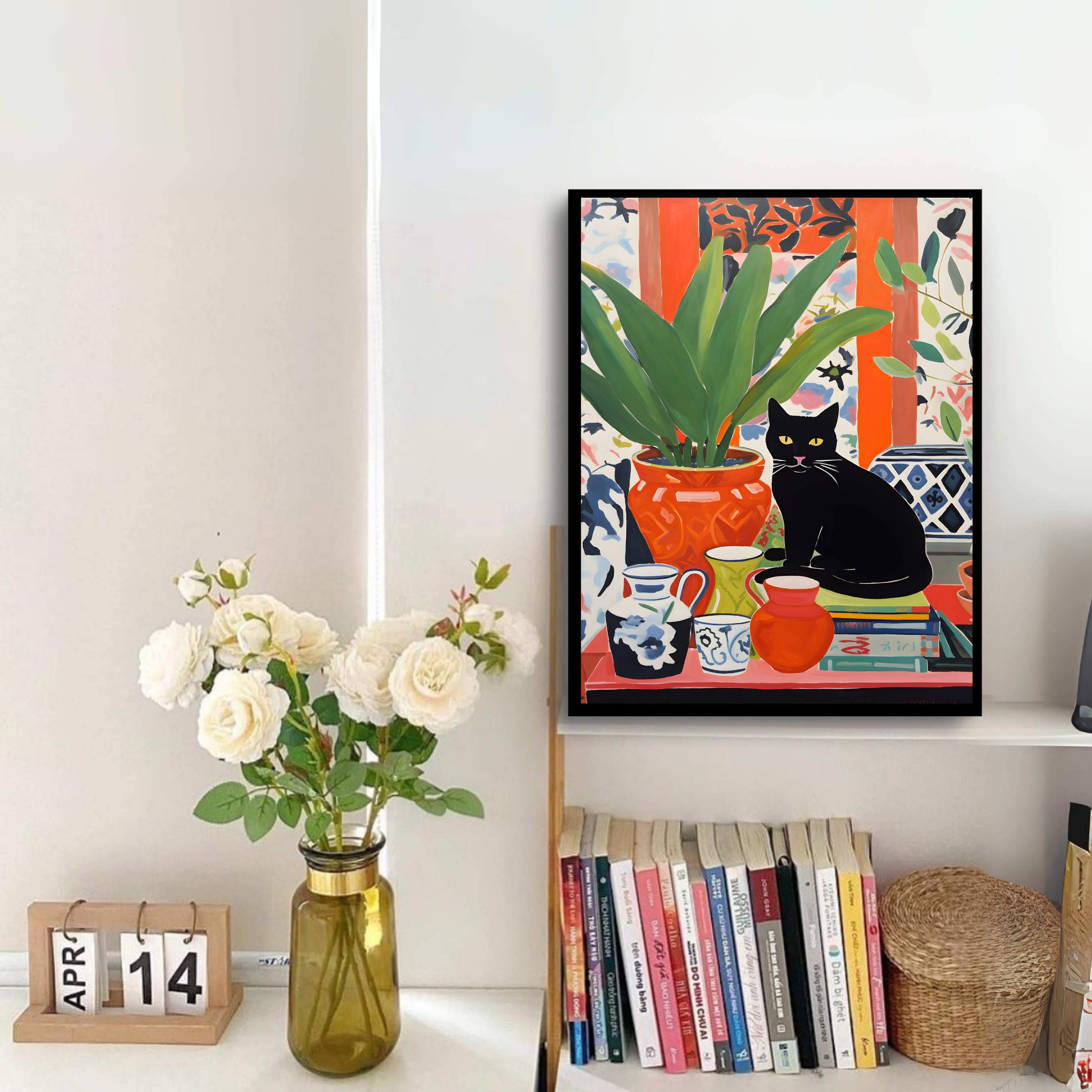 Henri Matisse Cat Print,digital Download, Black Cat Art, Animal Lover ...