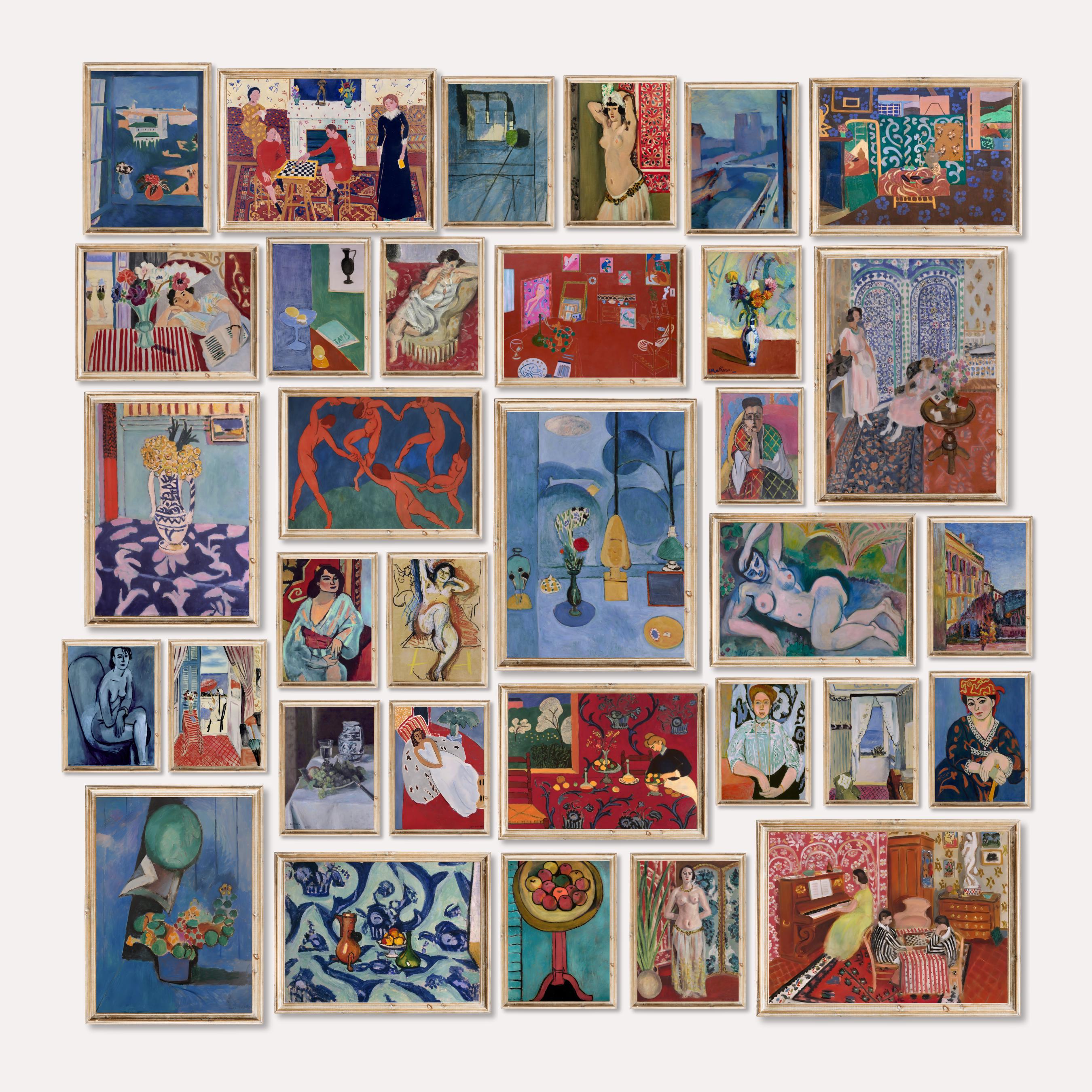 Henri Matisse Wall Art Gallery Bundle Set of 202, Henri Matisse Print ...
