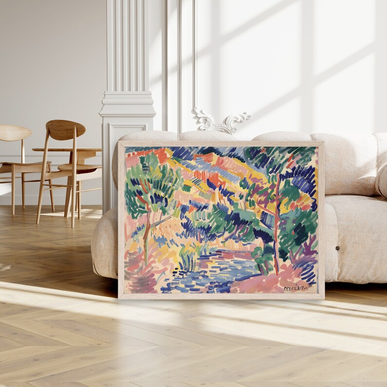 Matisse Landscape Painting, Digital Download Colorful Landscape, Henri ...