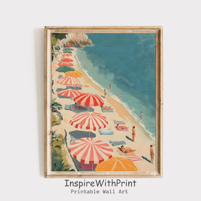 Giant Beach Painting - Etsy UK