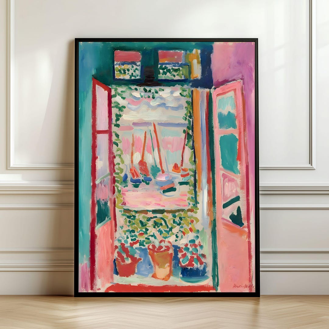 Henri Matisse Print, Henri Matisse Open Window Collioure Painting ...