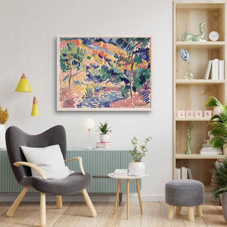 Matisse Landscape Painting, Digital Download Colorful Landscape, Henri ...