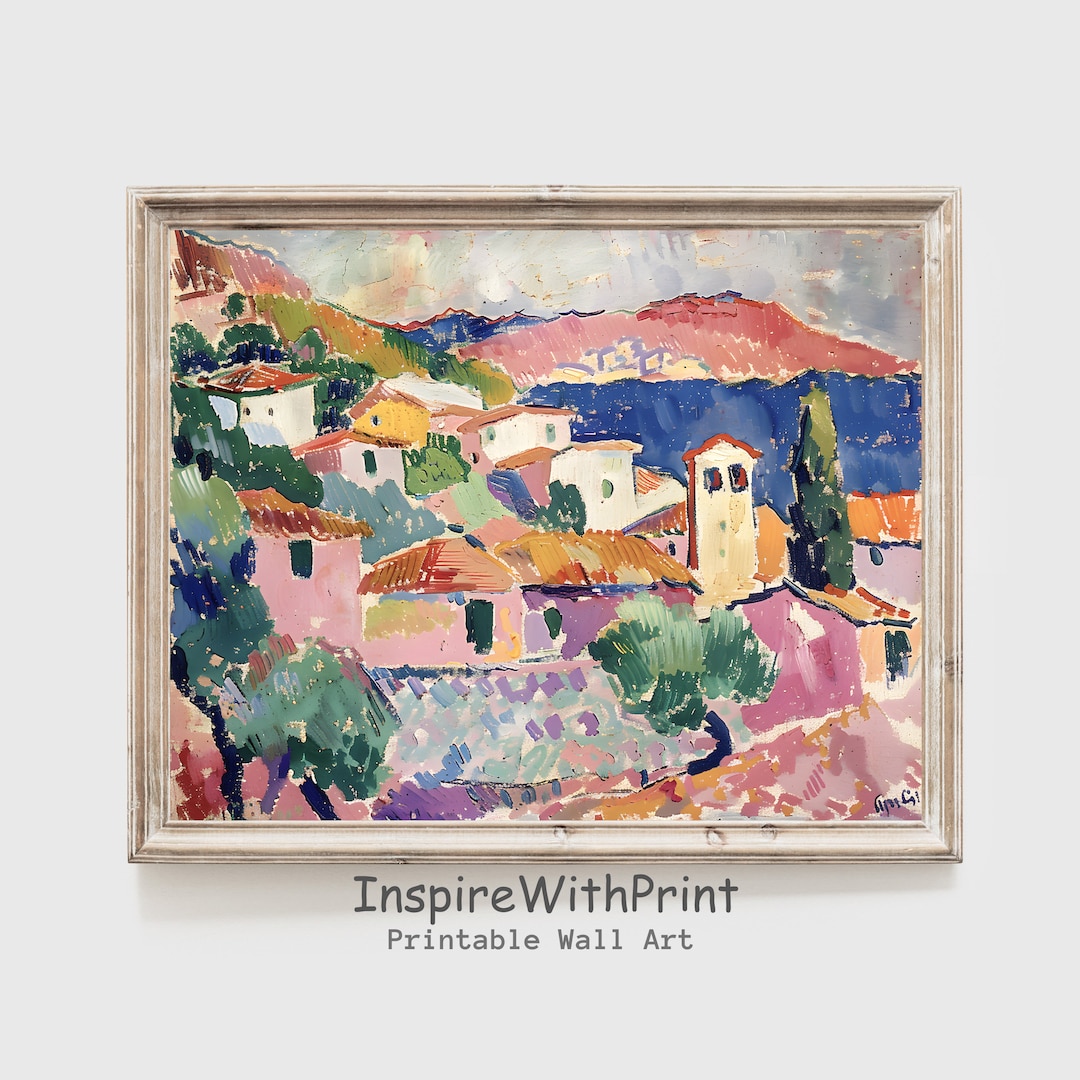 Matisse Landscape Painting, Digital Download Coastal Landscape, Henri ...