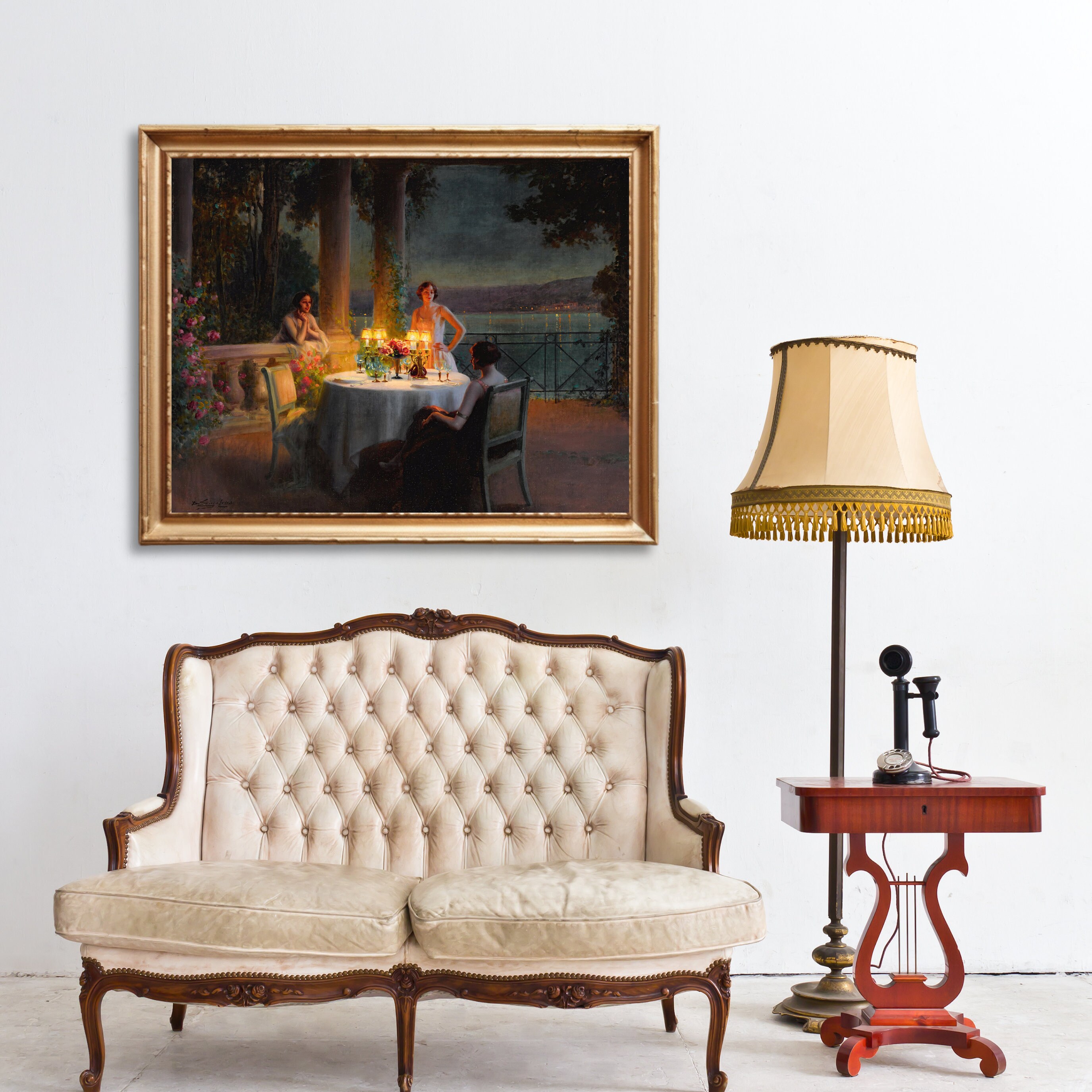 Vintage Women Portrait Print, Digital Download Gossip Girls Wall Art ...