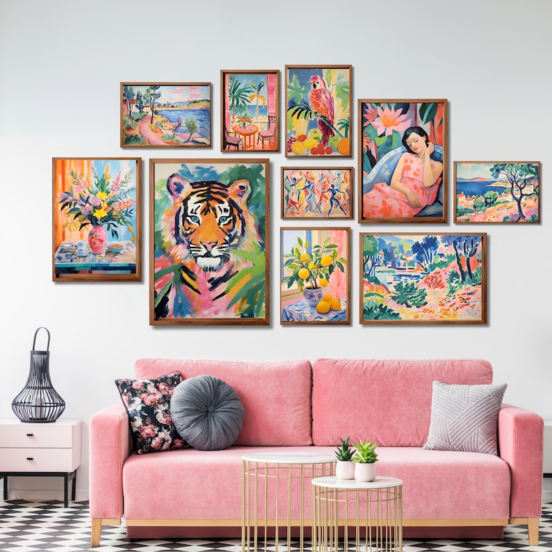 Henri Matisse Wallart Print Gallery Set of 10, Digital Download Matisse ...