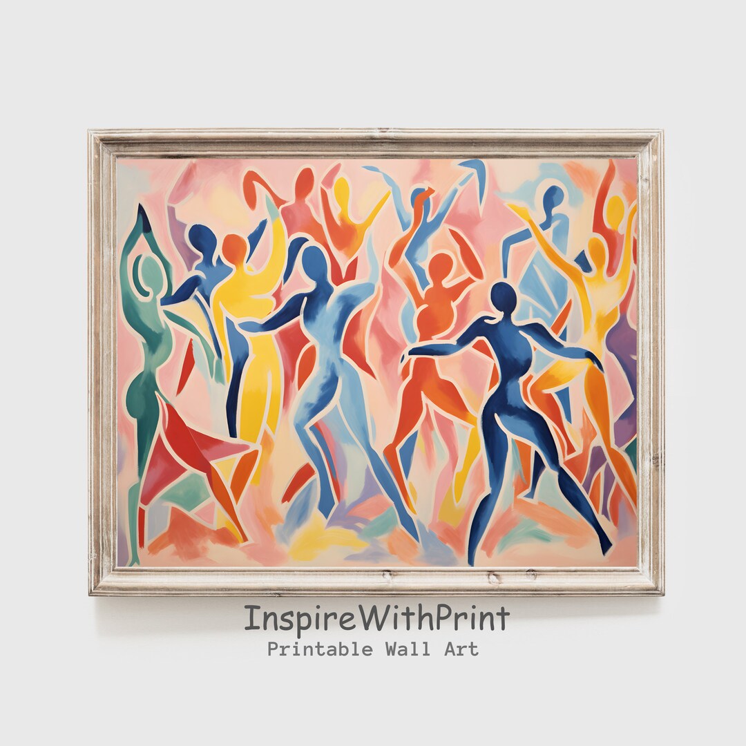 Matisse Nude Dancing Painting, Digital Download Abstract Nude Print ...