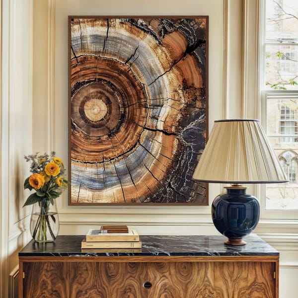 Tree Ring Wall Art - Etsy