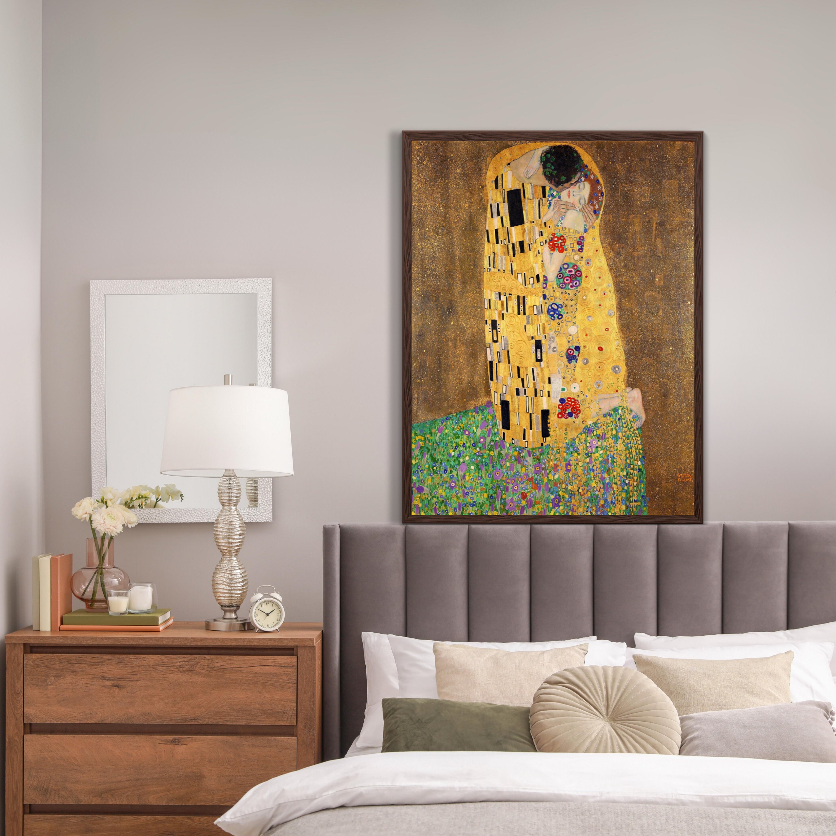The Kiss by Gustav Klimt, Digital Download Klimt Lover Paintings ...