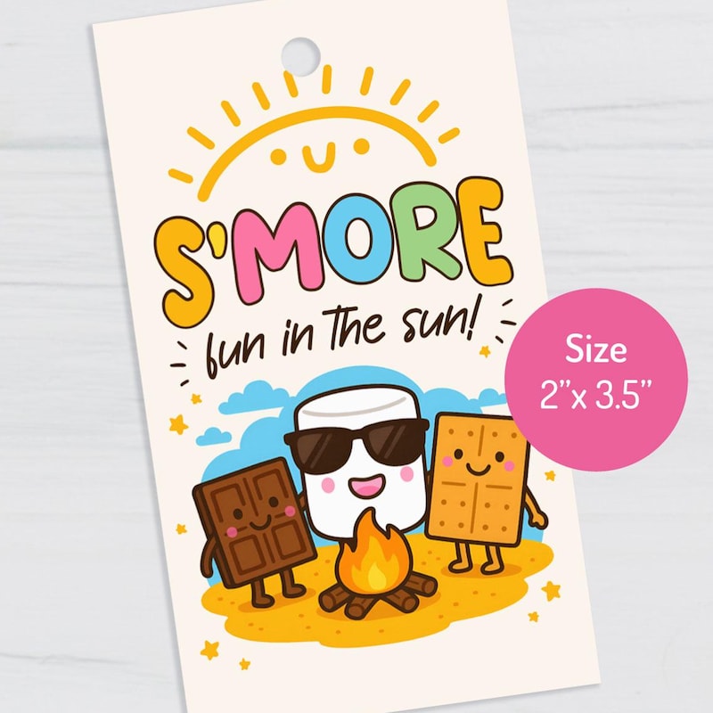 Smores Tag - Etsy