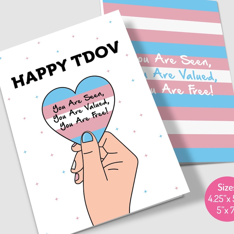 Trans Birthday Card - Etsy