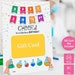 Periodic Table Birthday Gift Card Holder: Science Theme (digital ...
