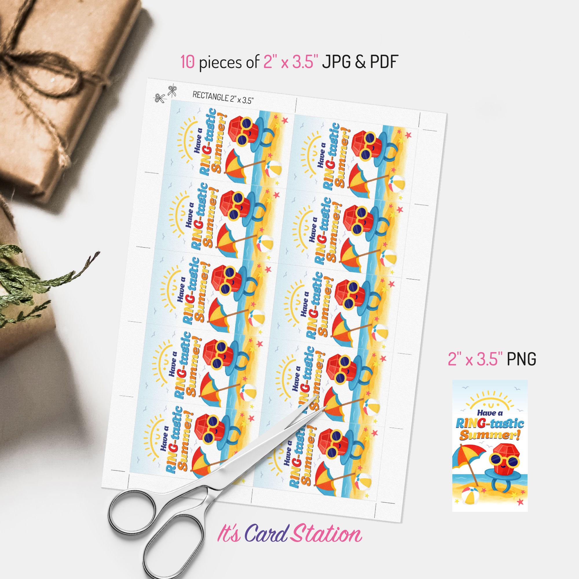 Ring Pop Summer Gift Tags: End of Year Favor (digital Download) - Etsy