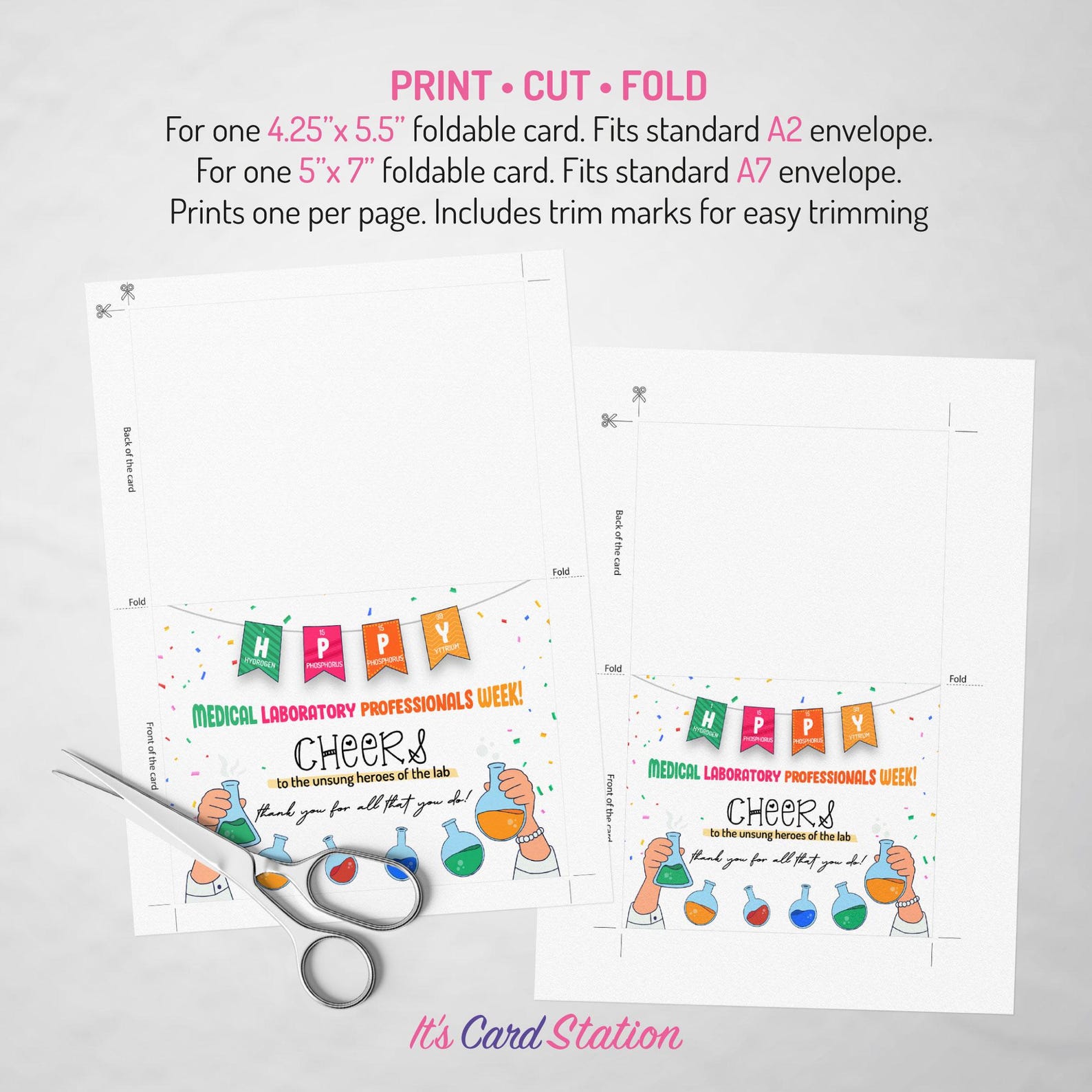 Funny Medical Lab Week Card Printable, Lab Tech Appreciation Gift, Lab ...